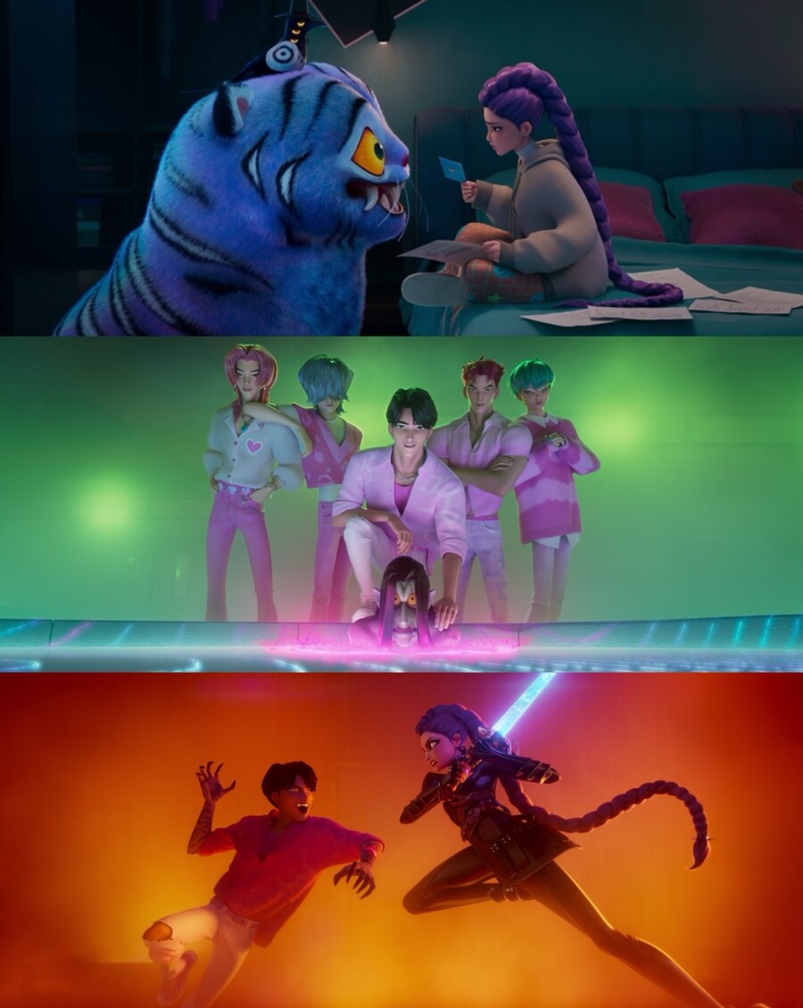 넷플릭스 애니메이션 《케이팝 데몬 헌터스》: K팝 아이돌 악마 사냥꾼의 글로벌 흥행 비결 - sewonist.com